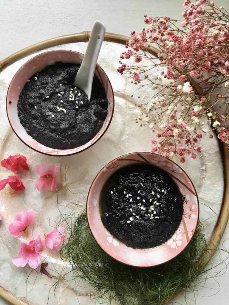 Easy Black Sesame Soup (Under 30 min) - Greedy Girl Gourmet