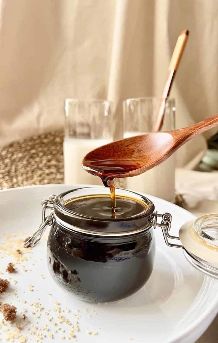 Easy Thick Brown Sugar Syrup for Milk Tea - Greedy Girl Gourmet