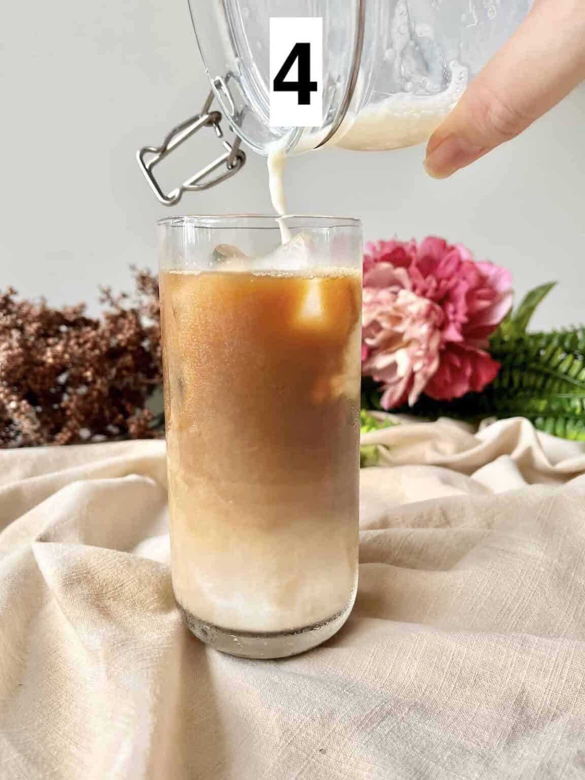 Cold Brew Latte (3-ingredients) - Greedy Girl Gourmet
