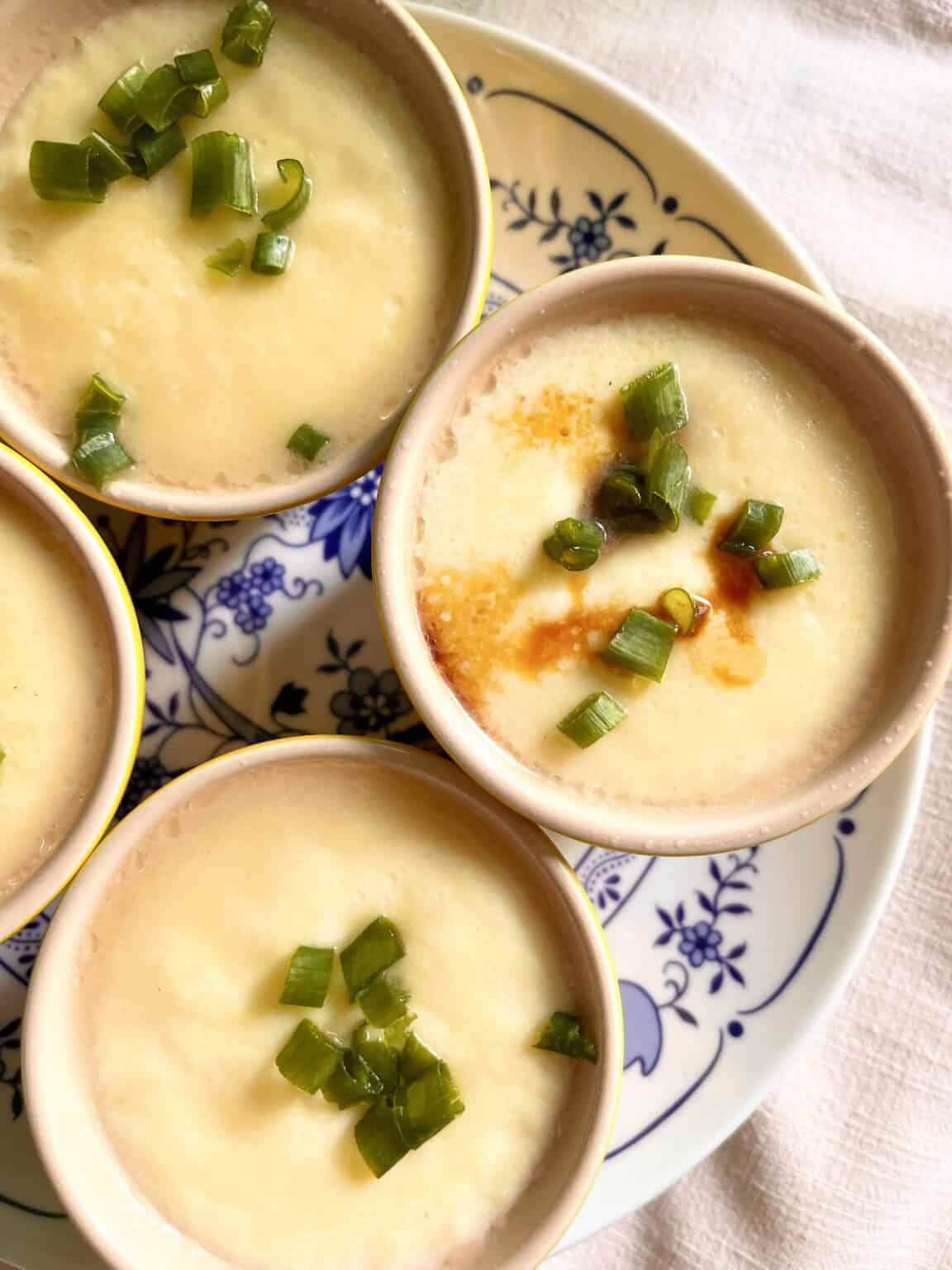 Chinese Steamed Eggs (20 min) - Greedy Girl Gourmet